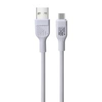 China AC 10W Output Durable White Micro USB Cable with Anti Break Design Customizable OEM Support for sale