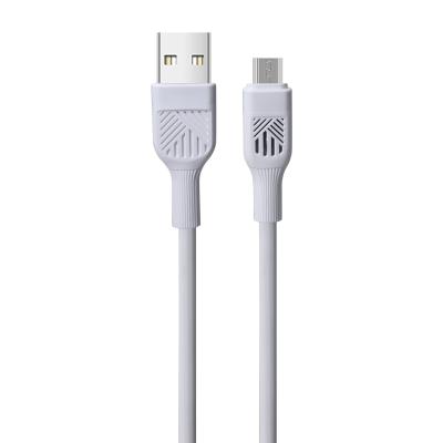 China AC 10W Output Durable White Micro USB Cable with Anti Break Design Customizable OEM Support for sale