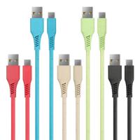 China Biodegradable 1M Multi Function Charging Cable For USB To Lightning / Android / Type C for sale