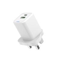 China 45W Gallium Nitride GaN USB Charger With Light Type C Fast Charging Power Block Plug for sale