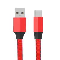 China 2A / 3A Braided USB Charging Cable For Mobile Phone Transfer speed 480Mbps for sale