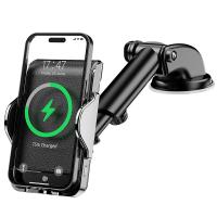 China Universal 360° Adjustable Cell Phone Holder With 15W Wireless Charging for sale