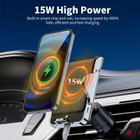 China Universal 360° Adjustable Cell Phone Holder With 15W Wireless Charging for sale