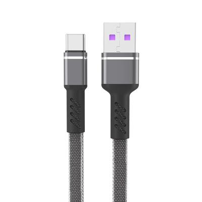 China OEM Braided Nylon 5A Fast Charging USB-C Cable for Speed Data Transfer for sale