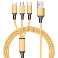 China 2A / 3A 1M Braided Charging Cable Data Transfer Speed 480Mbps Customized for sale