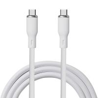 China 3A Output Silicone USB Charging Cable Pink / White / Blue / Black / Green Color for sale