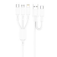 China 1M 3A TPE USB Cable Customizable 5 In 1 Data Cable For Mobile Phone Charging for sale