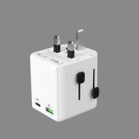 China Universal Travel Power Adapter Worldwide USB A USB C Wall Charger For USA EU UK for sale