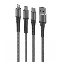 China Quick Transfer Braided Charging Cable Customized For High Speed Data Transfer for sale