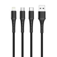 China Quick Transfer Braided Charging Cable Customized For High Speed Data Transfer for sale