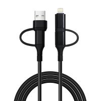 China Customized Multi Function Fast Data Transfer Cable 1M USB A / Type C To Lightning / Type C for sale