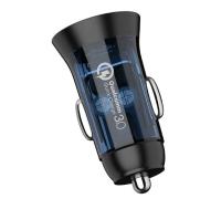 China Universal Dual Port Car Charger QC 3.0 50W PD Quick Power Type C USB Car Charger for sale