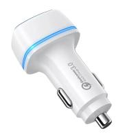 China 12V 24V Type C USB A Car Charger 38W PD Fast Charging Metal Car Charger for sale
