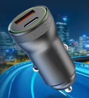 China Car Charger For Quick Smartphone Power-Up Black ABS Material for sale
