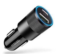 China USB A  Car Charger PD 60W  Smart Phone Mini Car Power Adapter for sale