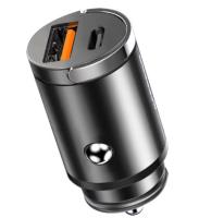 China ABS Material Fast-Charging Smartphone Car Charger with Customized Options and OEM Support for sale
