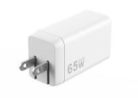 China Foldable 3 Ports Fast Charging Wall Charger 65W USB A USB C Wall Charger for sale