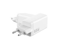 China 65W 3 Port USB C Wall Charger Fast Charging USB A GaN Adapter Customized Logo for sale