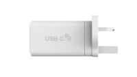 China GaN Fast Charging Block 65W 3 Port USB Wall Charger Customized Logo for sale