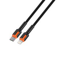 China CC60W / CL27W Black 3A Braided Charging Cable 1M / 2M Customized For Mobile Phone for sale