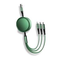 China 480Mbps Multi Function Charging Cable 5V2A / 5V3A 3 In 1 Fast Charging Cable for sale