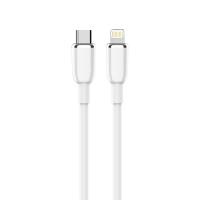 China Braided Silicone Charging Cable 3A CC60W / CL27W High Speed Data Transfer Cable for sale