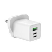 China 30W USB C USB A GaN Fast Charger Aluminum Alloy USB Type C Travel Adapter for sale