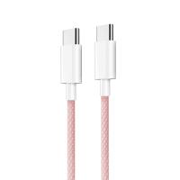 China Fast Charging Braided Type C USB C Data Cables 1M 2M 3M 60W PD Charger Cable for sale