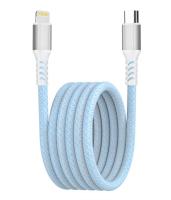 China Magnetic Type  C To Type C 60W / 100W  Nylon Braided Data Cable Iphone Charger Cable for sale