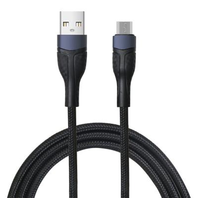China 1M Fast Data Transfer Braided Charging Cable with 2A Output and Customized Aluminum Shell PVC for sale