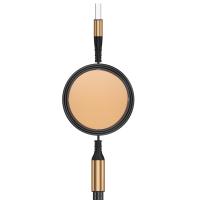 China Customizable 3 In 1 Data Cable For Mobile Phone Charging 1.38M 5V 4A TPE with ABS with aluminum alloy USB Cable black for sale