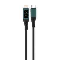 China 1m/2m Braided Digital Display Data Cable for Fast Data Transfer and 3A Charging 480Mbps USB2.0 for sale