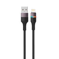 China 1m High Speed Braided Charging Cable CC60W / CL27W 1M 3A for Mobile Phone Charging RGB Light and Customized OEM Support for sale