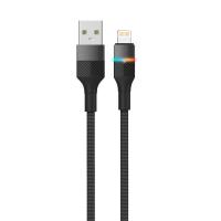 China 1m High Speed Braided Charging Cable CC60W / CL27W 1M 3A for Mobile Phone Charging RGB Light and Customized OEM Support for sale