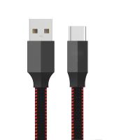 China 2A  3A Braided with aluminum shell USB Charging Cable For Mobile Phone Transfer speed 480Mbps for sale