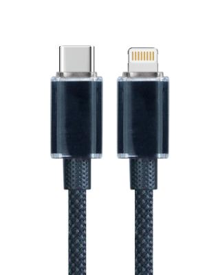 China 3A Braided A to M to C to L Charging Cable for Mobile Phone Charging Black/White/Purple for sale