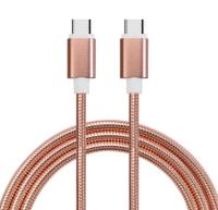 China 1M 2M Colorful Braided Charging Cable 60W 100W Type C To C  USBA To C Charging Cable For Mobile Phone Charging for sale