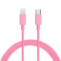 China TPE USB Cable 1m 2m Length C-C20V3A 60W Max C-L 9V3A 27W Max Customizable Cable For Mobile Phone Charging for sale