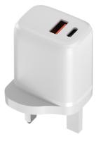 China UK Charger 30W 35W GaN USB Charger 1 Port Type C Wall Charger Mobile Phone Fast Charging Charger for sale