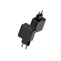 China 2025 LX-Brand 45W Dual Ports USBA And USBC OEM Fast Charging Power Block Wall Charger Fast Type C Wall EU Plug Adapter for sale