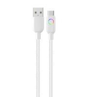 China Personalized RGB Braided Phone Charging Cable - 1m And 2m Options Customized for sale