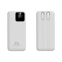 China 20000mAh Power Bank With Dual-Wire Super Fast Charge Unleash Rapid Charging For All Your Devices Customized OEM Support for sale