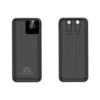 China 20000mAh Power Bank With Dual-Wire Super Fast Charge Unleash Rapid Charging For All Your Devices Customized OEM Support for sale