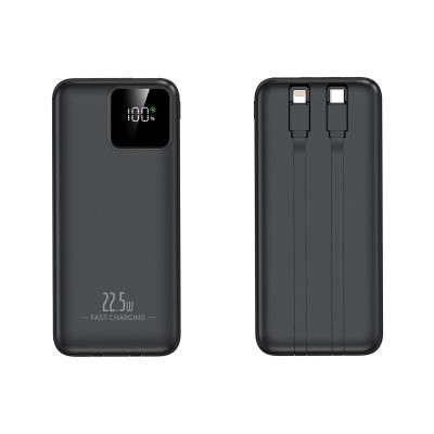 China 20000mAh Power Bank With Dual-Wire Super Fast Charge Unleash Rapid Charging For All Your Devices Customized OEM Support for sale