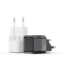 China 20W PD Charger with Light , GaN USB Charger for Fast Charging Black/White 100-240Vac for sale