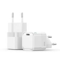 China 20W PD Charger with Light , GaN USB Charger for Fast Charging Black/White 100-240Vac for sale