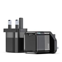China GaN USB Charger LX PD 20W Fast Charger with Light Black/White or OEM 100-240Vac 5V 3A 9V 2.22A 12V 1.67A 20W for sale