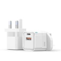 China PD20W A+C GaN Fast Charger Multi-Port Compatibility ABS Customized for sale