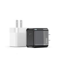 China PD30W A+C GaN Charger Fast and Safe Charging with ABS in White or Black for sale