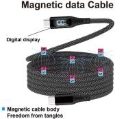 China VoltVision XT Magnetic Cable - Transparent Tech Shell with Digital Watt Meter for sale